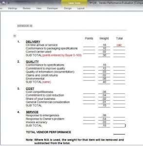Supplier_Scorecard - RFP Templates | Free Sample Request for Proposal Form